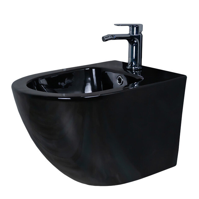 Подвесное биде Gid BDP-96BL черный глянцевый