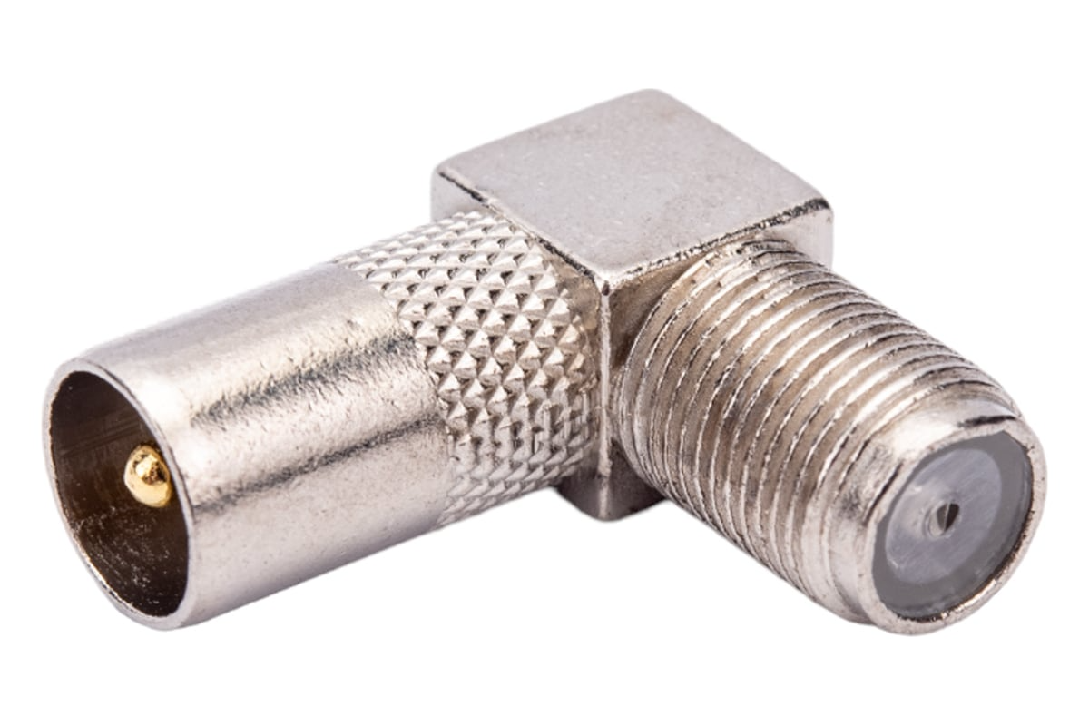 Переходник PROconnect, штекер TV - гнездо F, угловой {05-4311-4} 1 шт