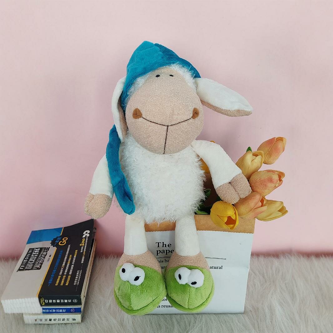 Шапка для сна, плюшевая игрушка овцы, маскированная плюшевая игрушка волка, детская кукла овцы в волчьей шкуре, оптовая продажа мини