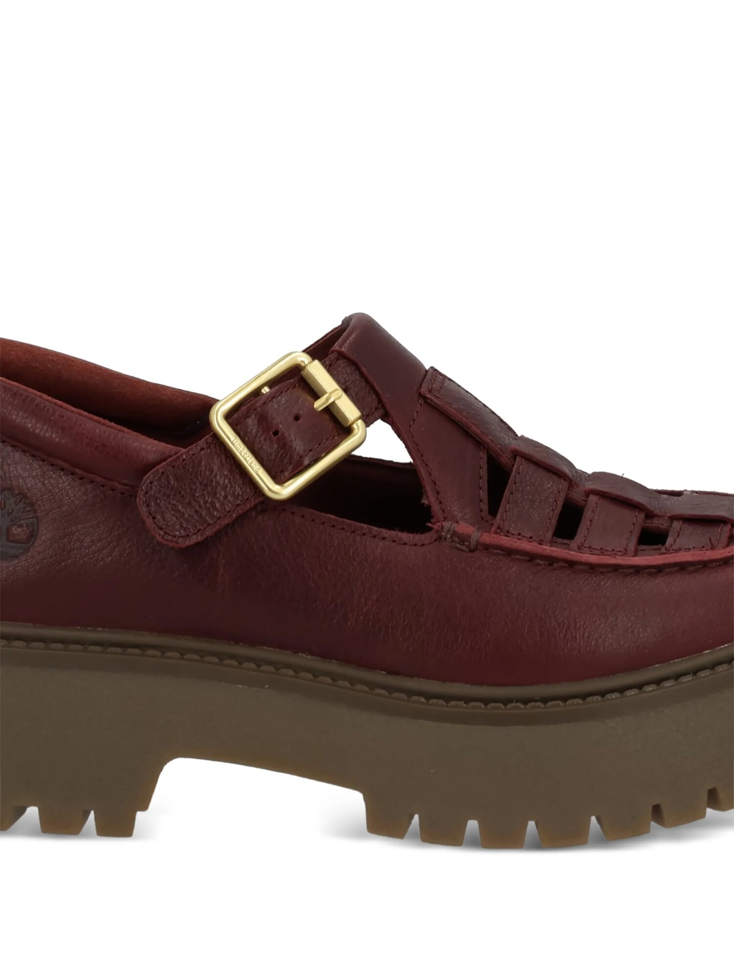 Лоферы Timberland Buckle woven loafers, размер 7 US, красный — фото 1