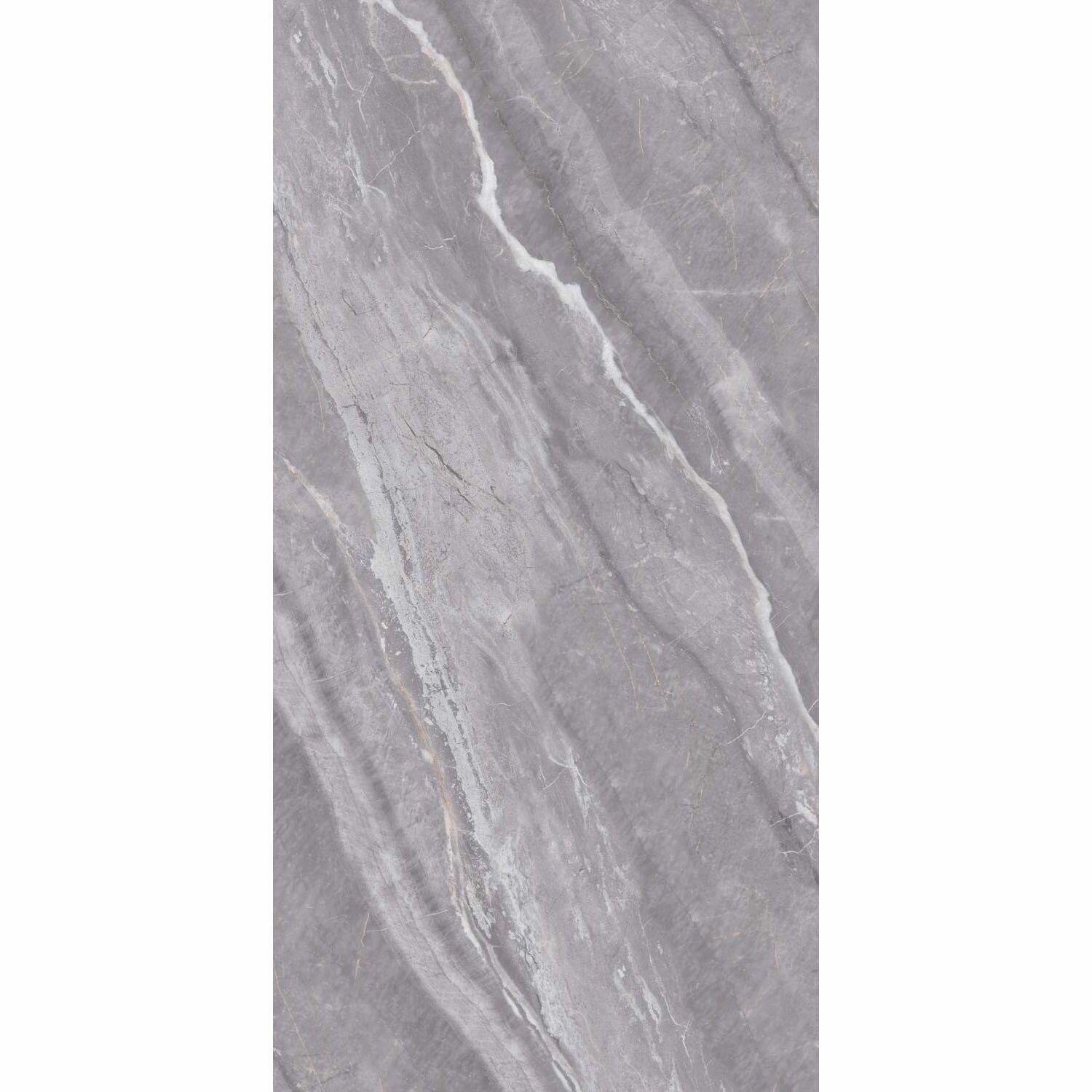Керамогранит Vizavi Ceramica Lande ZA-L12630 полированный серый 60х120 см для пола и стен
