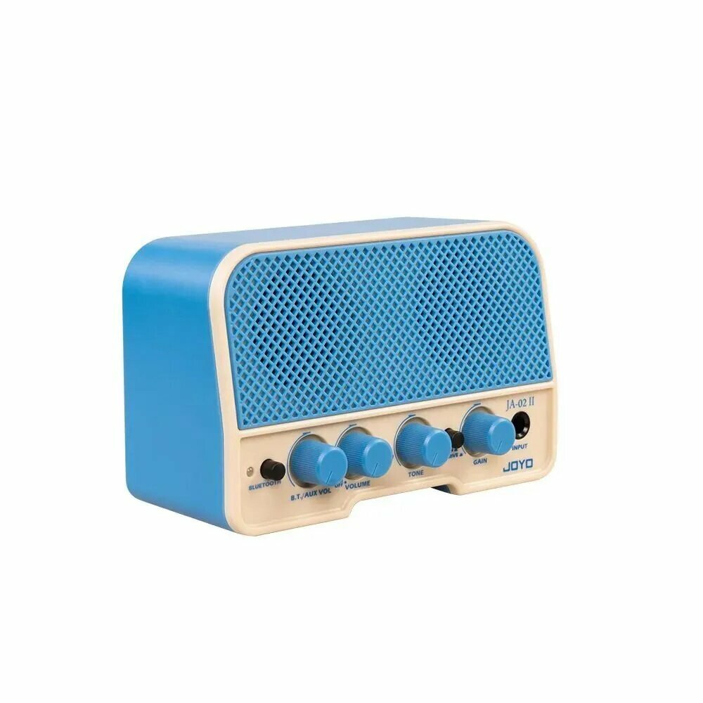 Комбоусилитель гитарный JOYO JA-02 II (5Вт) аккумуляторный, Bluetooth, синий