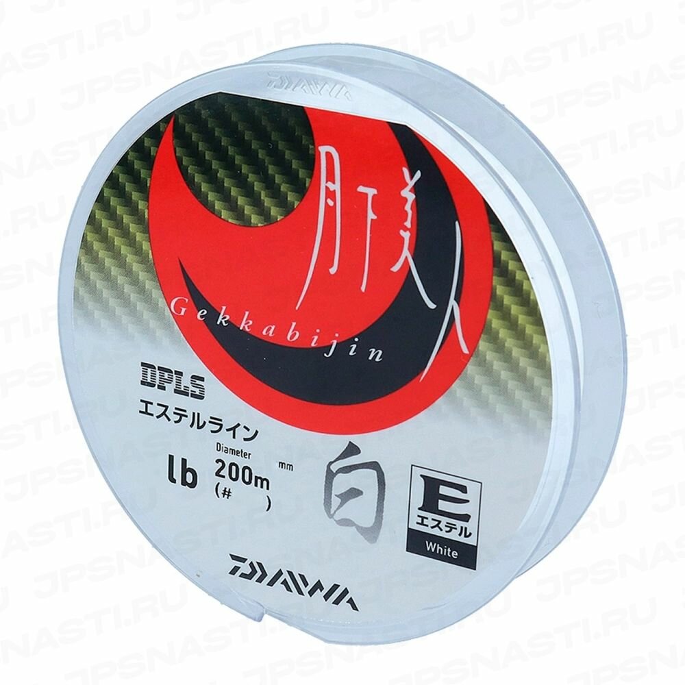 Эстер Daiwa Gekkabijin Type-E, #0.2, 1 lb, 200 м, haku white