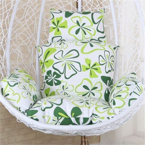 Подвесная корзина с подушкой, съемная и моющаяся, подушка для балконного ротангового кресла, утолщенная подушка для качалки в виде птичьего гнезда, подвесное кресло
