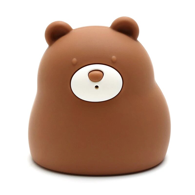 Силиконовый медведь для ванны Коричневый, Brown