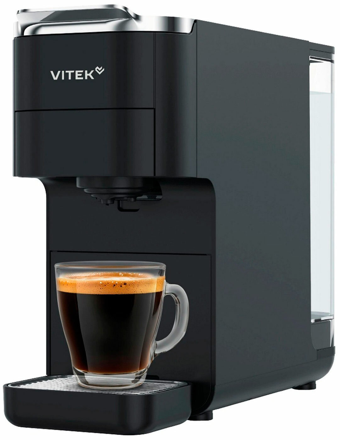 Кофемашина капсульная Vitek VT-CMC1600, 1525Вт, черный