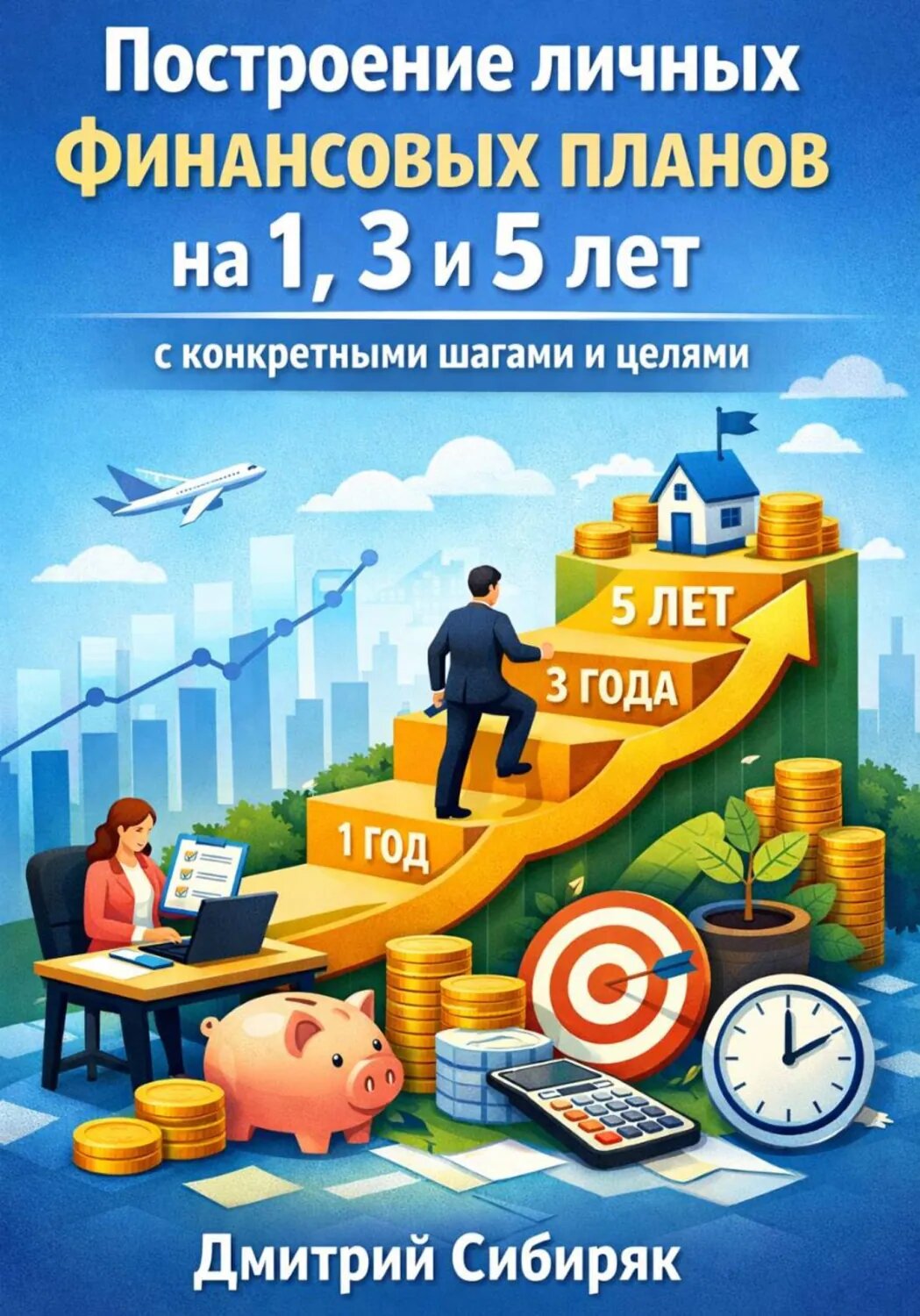 Построение личных финансовых планов на 1. 3 и 5 лет с конкретными шагами и целями [Цифровая книга]