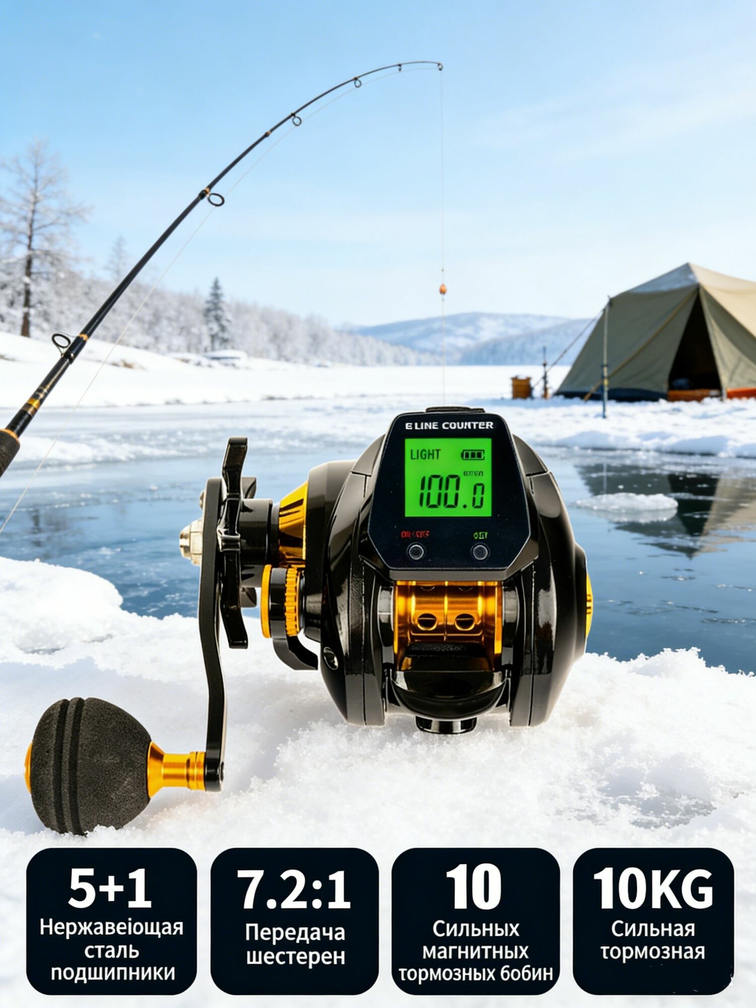 Катушка, Цифровой дисплей ,