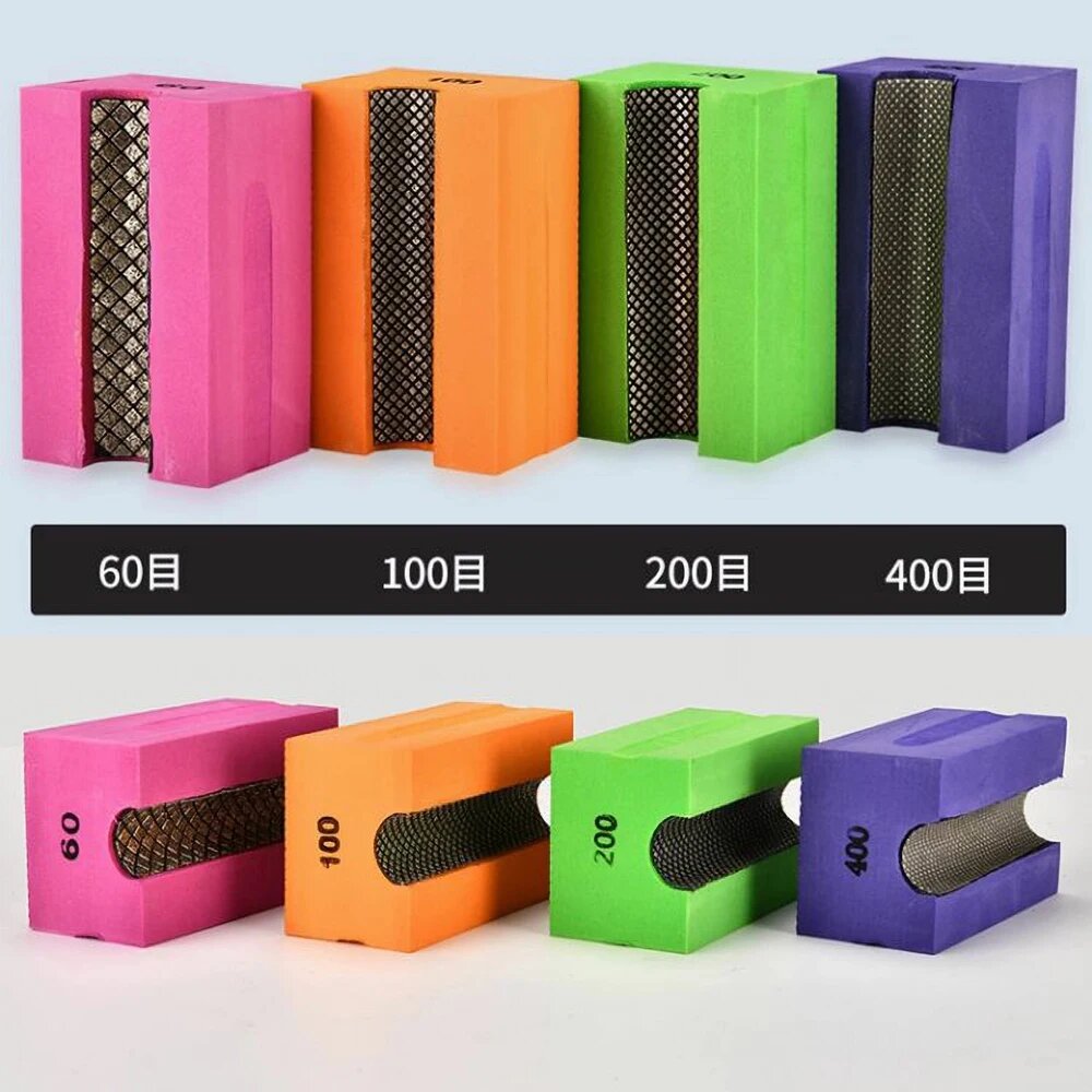 1 шт. алмазные ручные полировальные подушечки для плитки, стекла, керамики, абразивный шлифовальный блок, шлифовальный диск для камня, мрамора, инструменты для полировки Grit 400