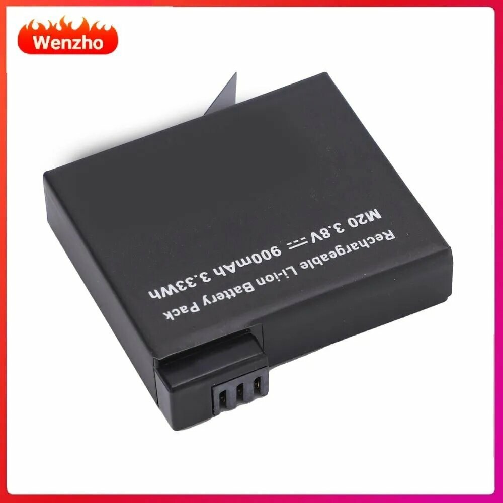 Аккумулятор SJCAM M20, перезаряжаемый, 900mAh для экшн-камеры
