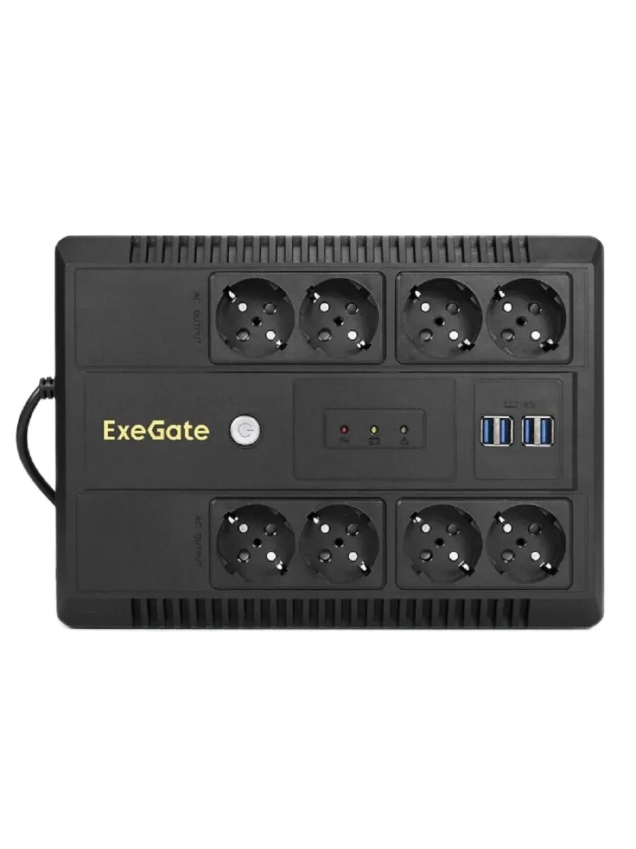 ИБП NEO NNB-1000 EX293855RUS , 8*Schuko, 4*USB