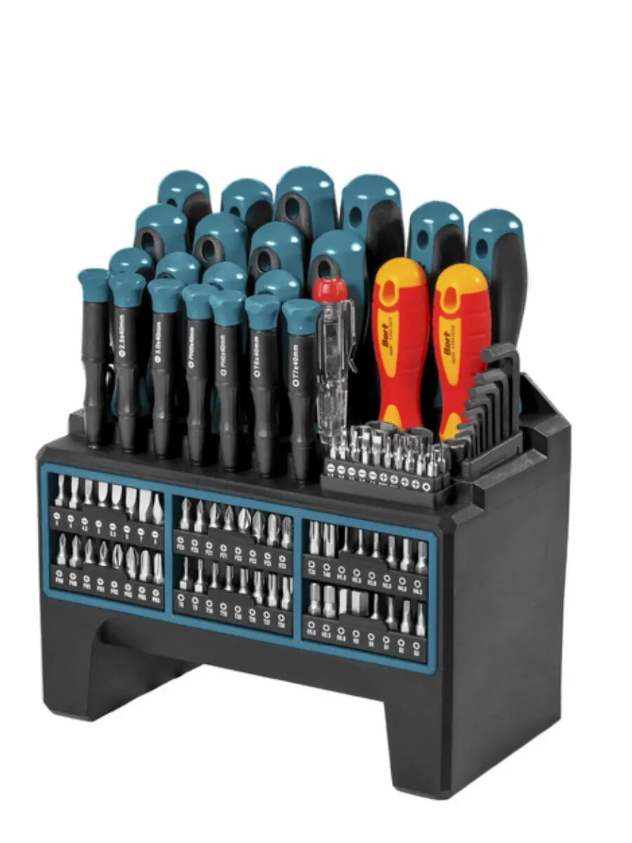 Набор отверточный Bort BTK-114 113 предметов (жесткий кейс)