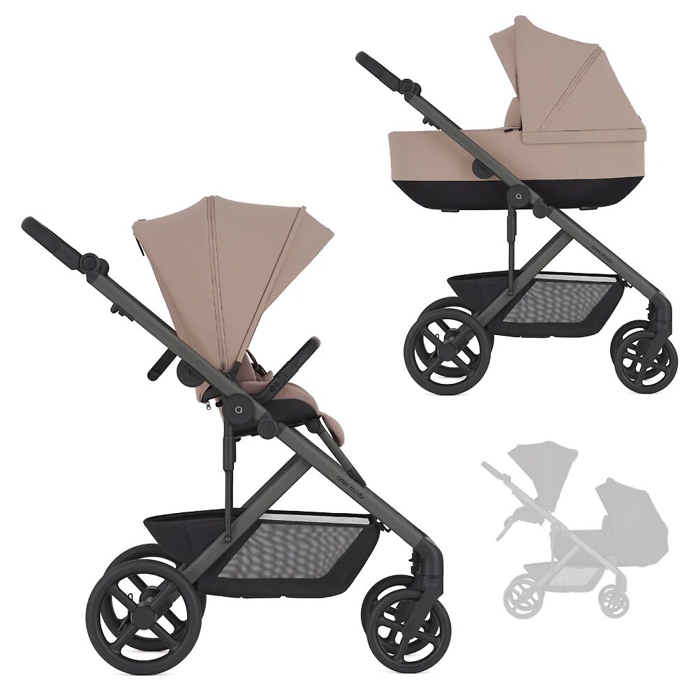 Детская коляска 2в1 Anex Modu, цвет Rooty (Бежевый), артикул производителя MD-01 / MDC-01
