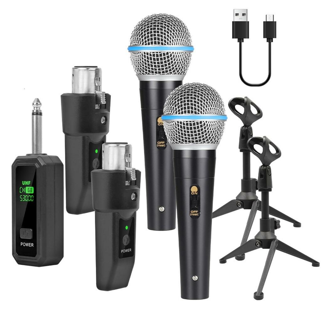 Беспроводной комплект микрофонов с длительным временем работы, Double Wheat Set - A 4