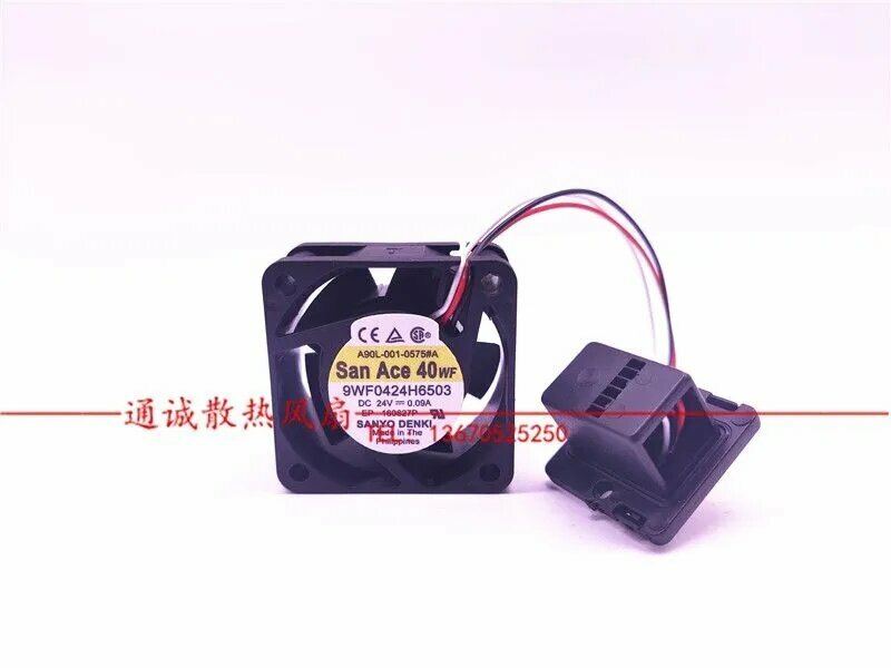 9WF0424H6504 / 6503 A90L-0001-0575 # A / B SanAce40WF Fanuc Вентилятор 24В