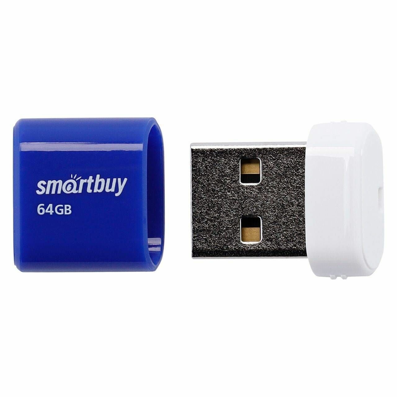 Флешка 64GB "SmartBuy Lara", синий USB 2.0 (SB64GBLARA-B), 1 шт