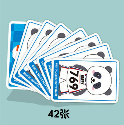 Дети бросают вызов 24 очка сумасшедших 10 математических карт 42 карты с номерами [пластиковая упаковка] чувствительные