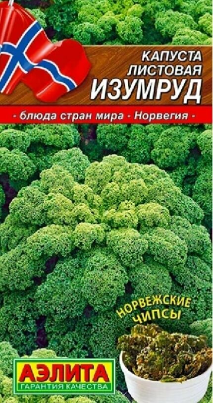 Капуста листовая (Кейл) Изумруд (0.3г)