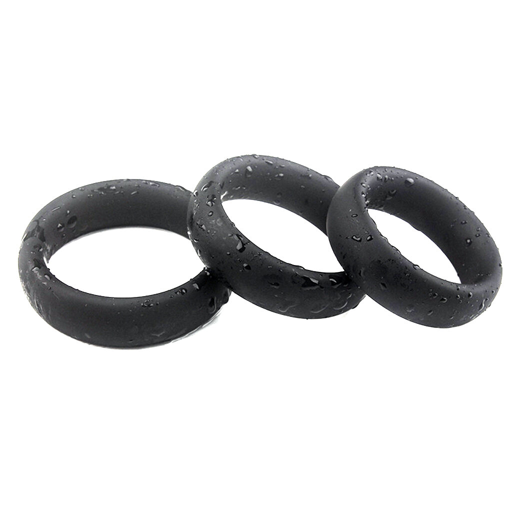 3 шт./комплект силиконовых колец для пениса, растягивающих пенис, для более длинной и твердой эрекции, для более сильного мужчины, для задержки эякуляции, для усиления эрекции, игрушки для БДСМ