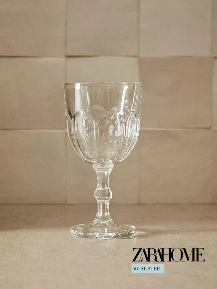 ZARA HOME Бокал "RAISED DESIGN WINE GLASS" 310 мл, 1 шт