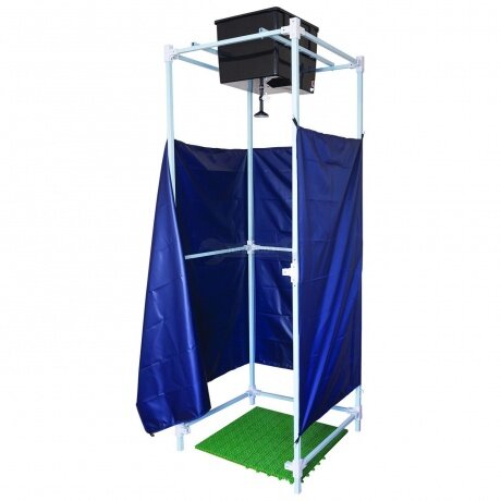 Душ "Чистюля" с ЭВБО-55, бак 55 л, кабина 800*800*2100 мм