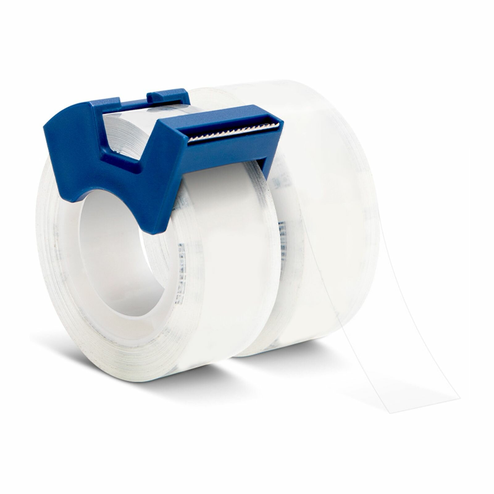 2 рулона прозрачного прочного скотча с резаком для офиса и дома