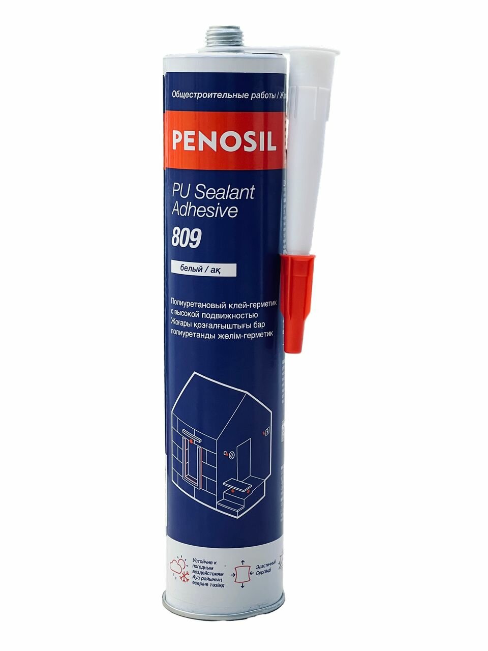 Полиуретановый клей-герметик Penosil 809 PU Sealant (40 FC) белый, 280 мл