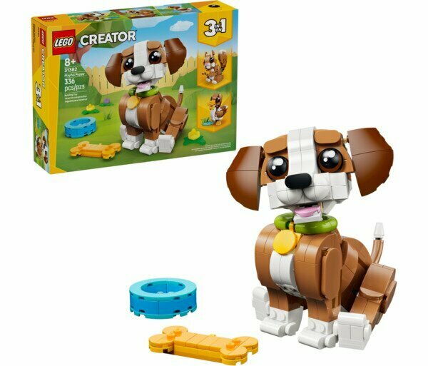 Конструктор LEGO Creator 31382 Милые животные: игривый щенок 3 в 1 (Lego 31382)