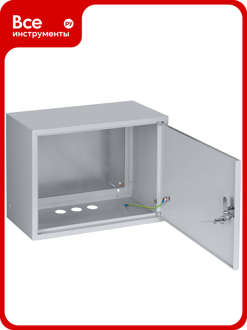 Щит с монтажной панелью ЩМП-3.4.2-0 300х400х200 TDM ELECTRIC SQ0905-1011, 1,2 мм, из стали