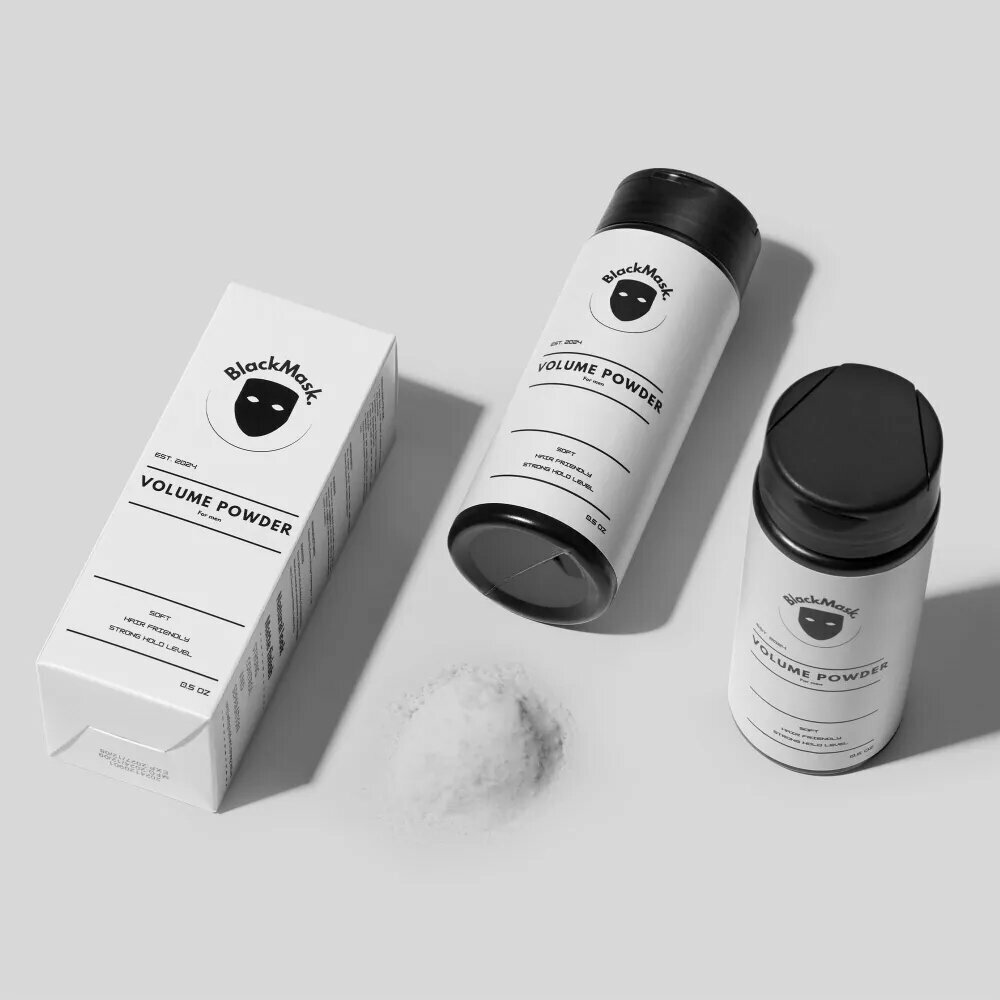 Black Mask Пудра для укладки волос Volume Powder для мужчин 90 мл для объема