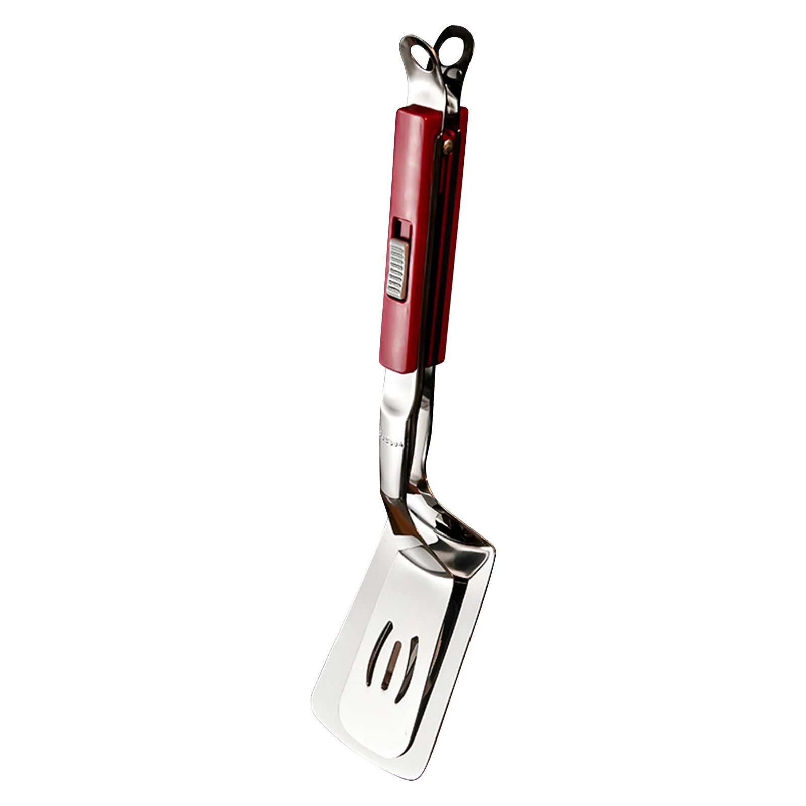 Щипцы-лопатки с удлиненной ручкой и защитой от ожогов, многофункциональные щипцы для приготовления пищи из нержавеющей стали для переворачивания стейка, рыбы, хлеба, барбекю, жарки