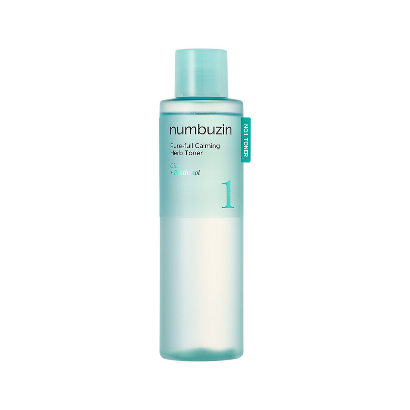 Тонер для лица NUMBUZIN NO. 1 Pure-Full Calming Herb успокаивающий с центеллой и комплексом трав 300 мл