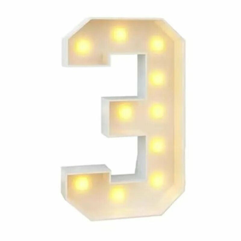 Гигантская светодиодная гирлянда для помещений, 60 см, 1 шт.