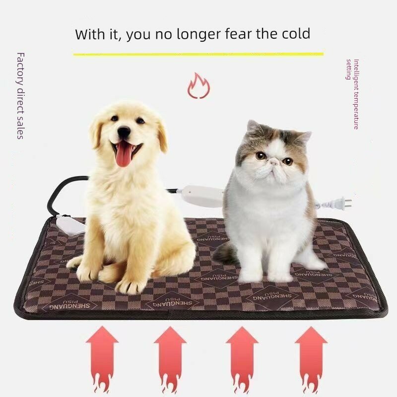 Электрический коврик для животных, грелка для кошек, мини-обогреватель с постоянной температурой для кошачьего домика,