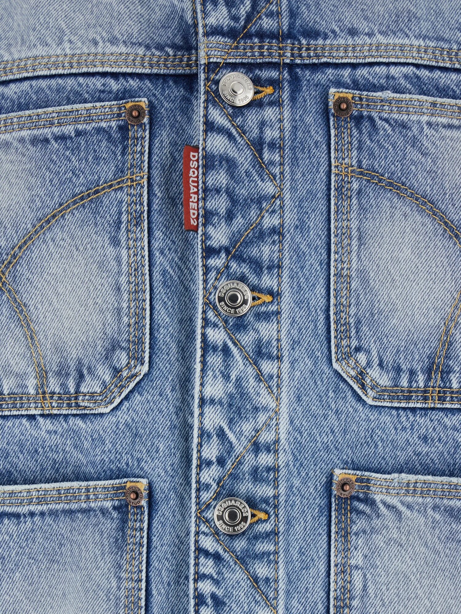 Куртка DSQUARED2, размер 48, blue — фото 1