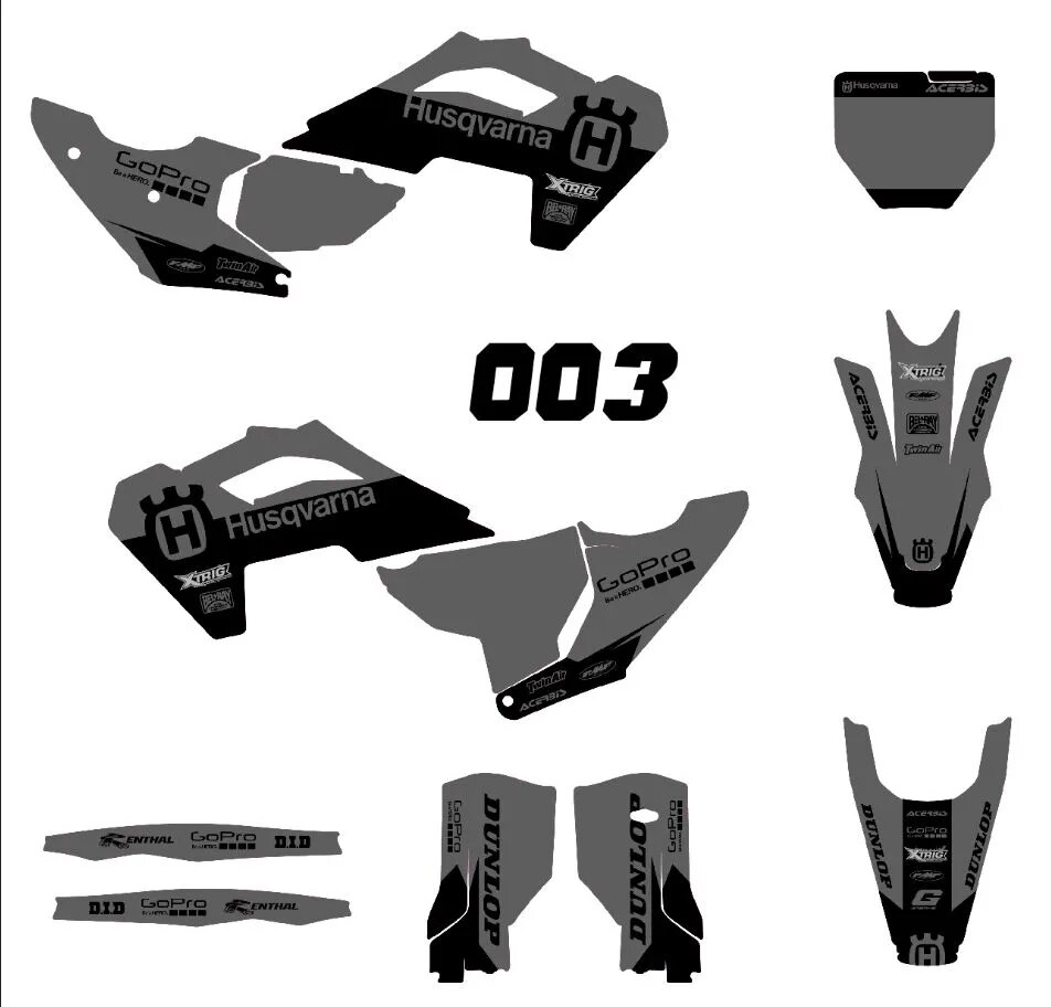 Для Husqvarna TE FE 2024 2025 150-250 300 350-450 TC T XFC FX 2023 2024 TBI Наклейка Крутой