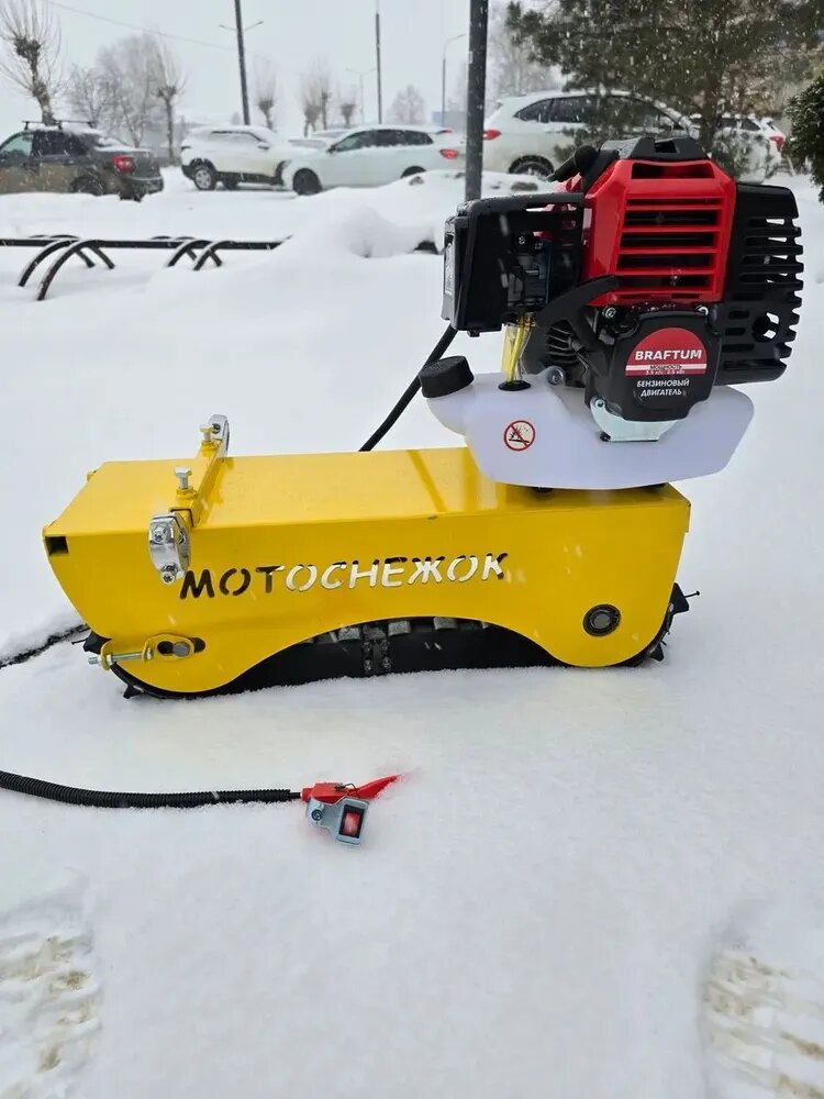 Бензиновый модуль на снегокат "МотоСнежок"