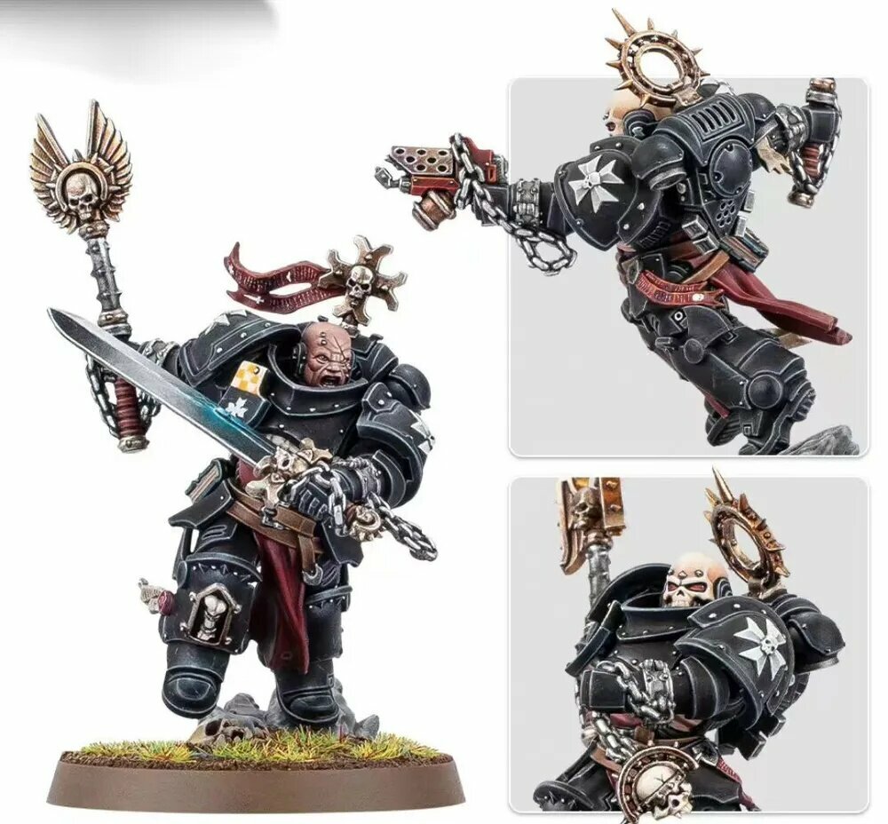 Black Templars Execrator / Вархаммер 40к смола / Warhammer 40000 миниатюры