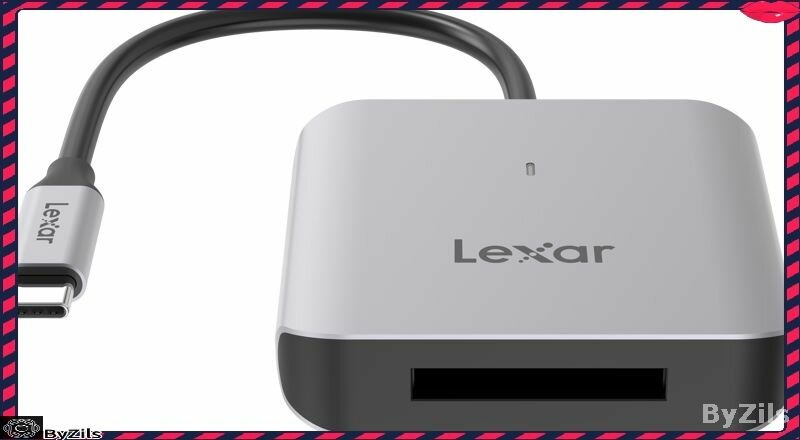 (Lexar) Высокоскоростной кардридер USB 3.2 для карт памяти CFexpress Type B 510U, скорость передачи данных 10 Гбит/с, интерфейс Type-C.