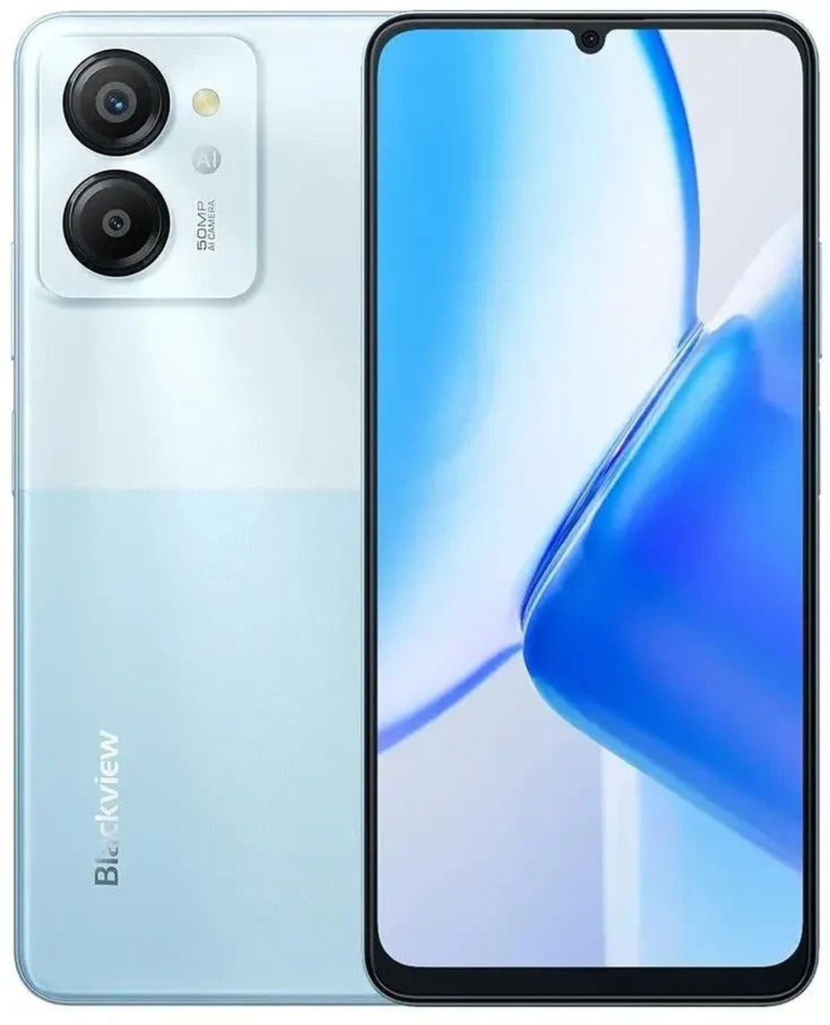 Смартфон Blackview 8 ГБ 256 ГБ Голубой Color 8