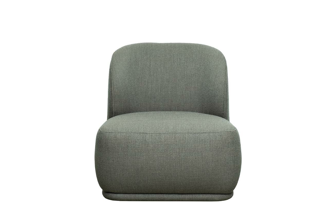 Мебель Garda Decor Кресло Капри Бейсик(Capri Basic), рогожка т. серый Norton-Graphite 80*90*82см арт. CAPRI BASIC-Norton Graphite