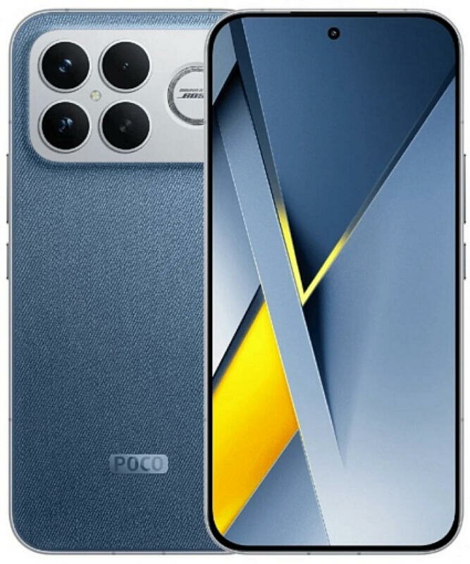 Смартфон Poco F8 Ultra, 16/512Gb, Denim Blue (Синий)