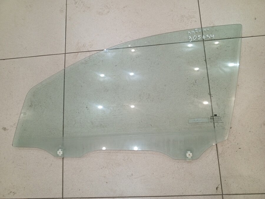 Стекло двери передней левой от Chevrolet Aveo T250 2005-2011