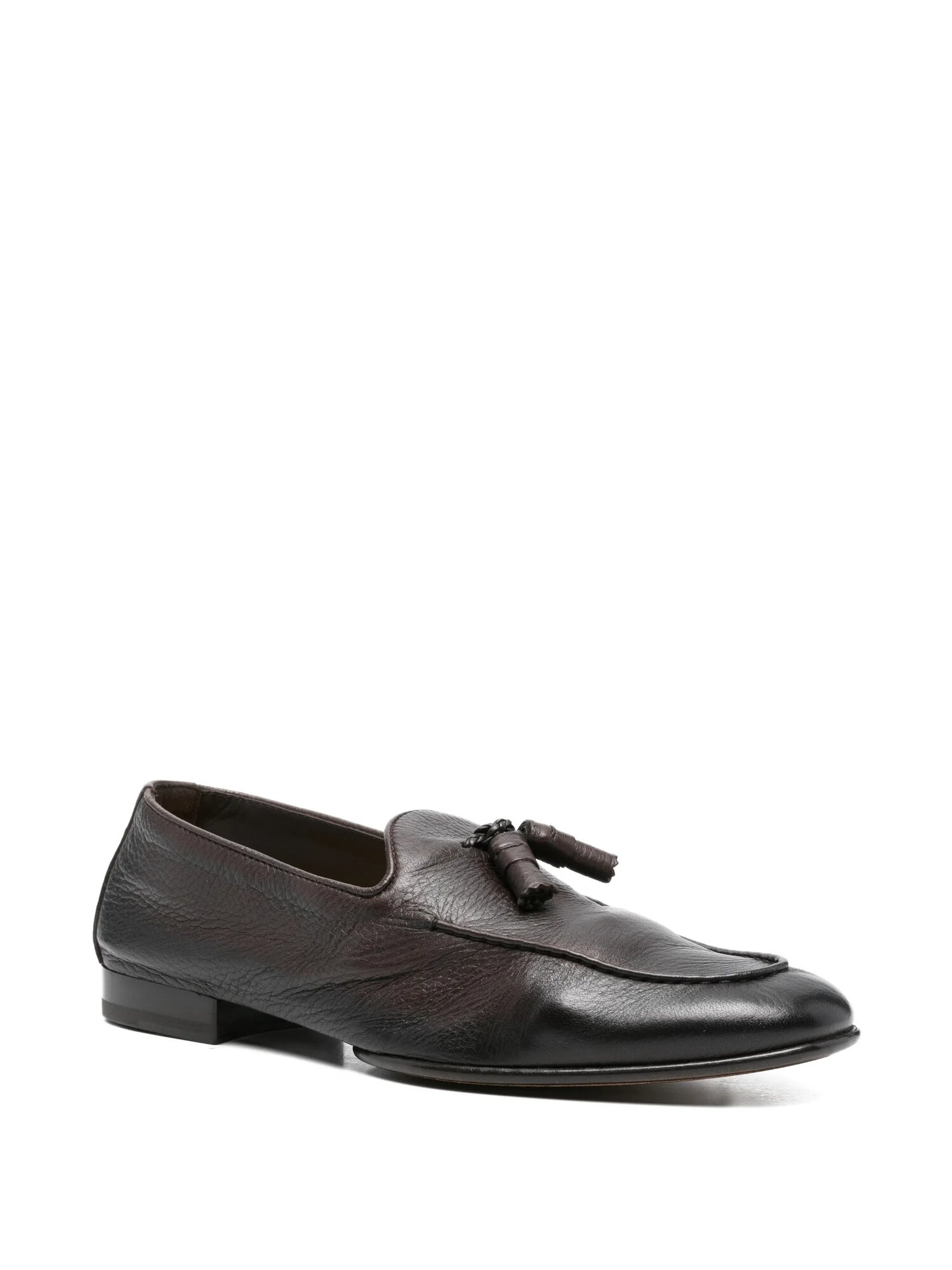 Лоферы Doucal's Tassel leather loafers, размер 42, brown — фото 1