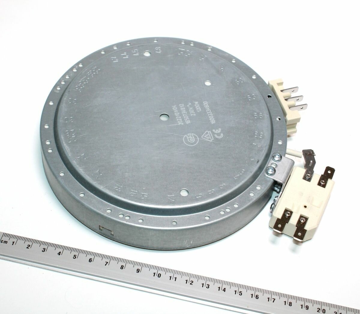 Конфорка для с/к плиты D-165mm, 1200W 10.74431.096 EIKA