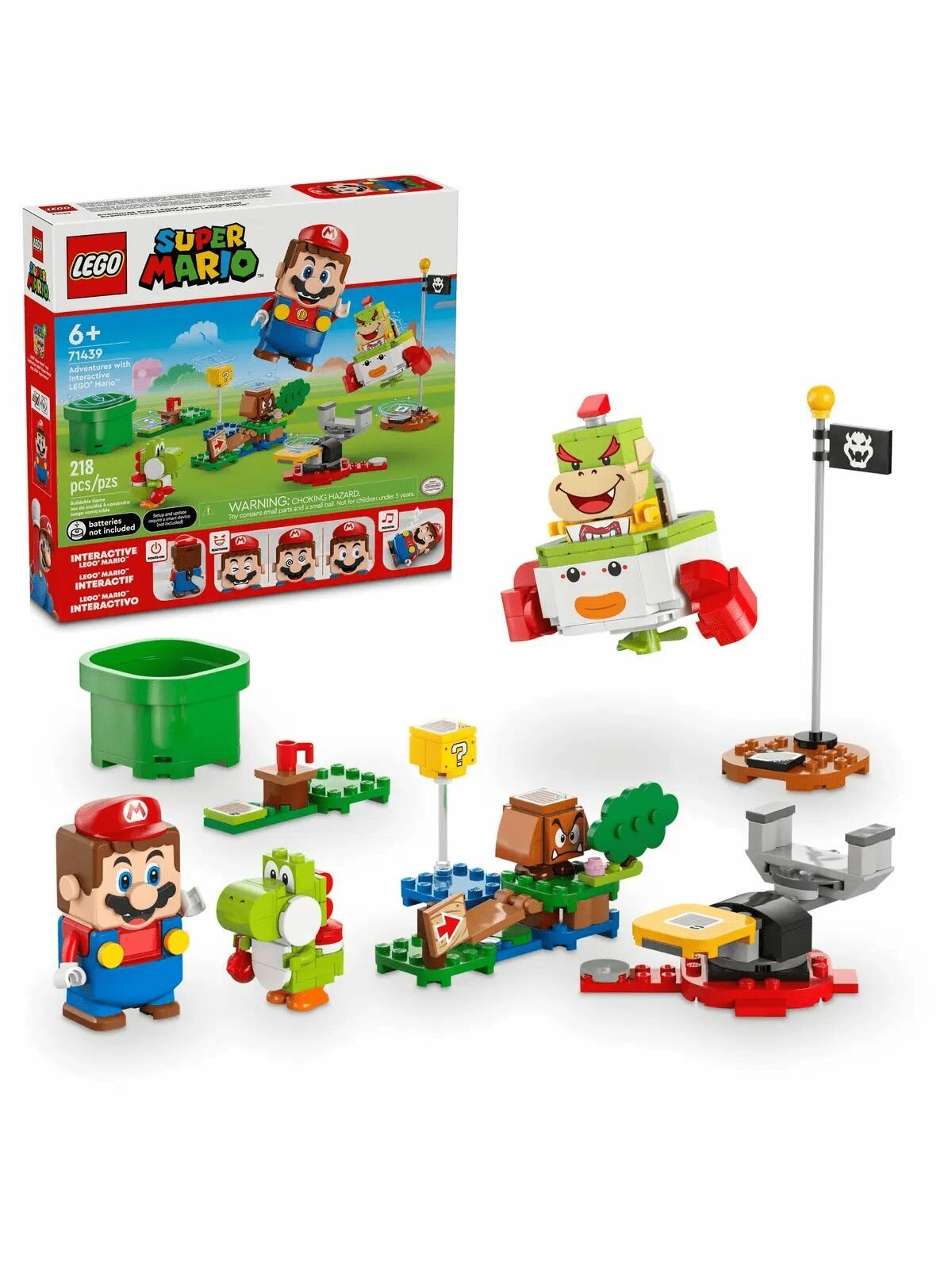 Конструктор LEGO 71439 Приключения с интерактивным Марио игрушки из строительных блоков