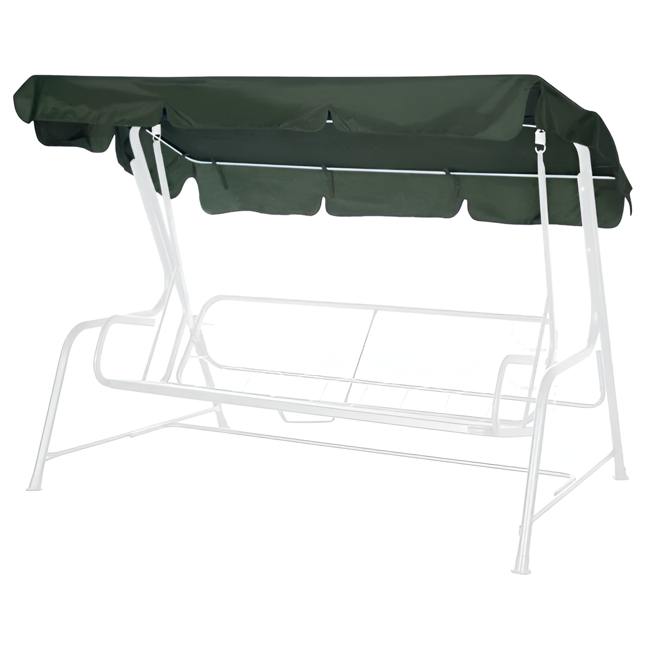 Тент Удачная мебель на липучках, для качелей, 100% полиэстер, зеленый