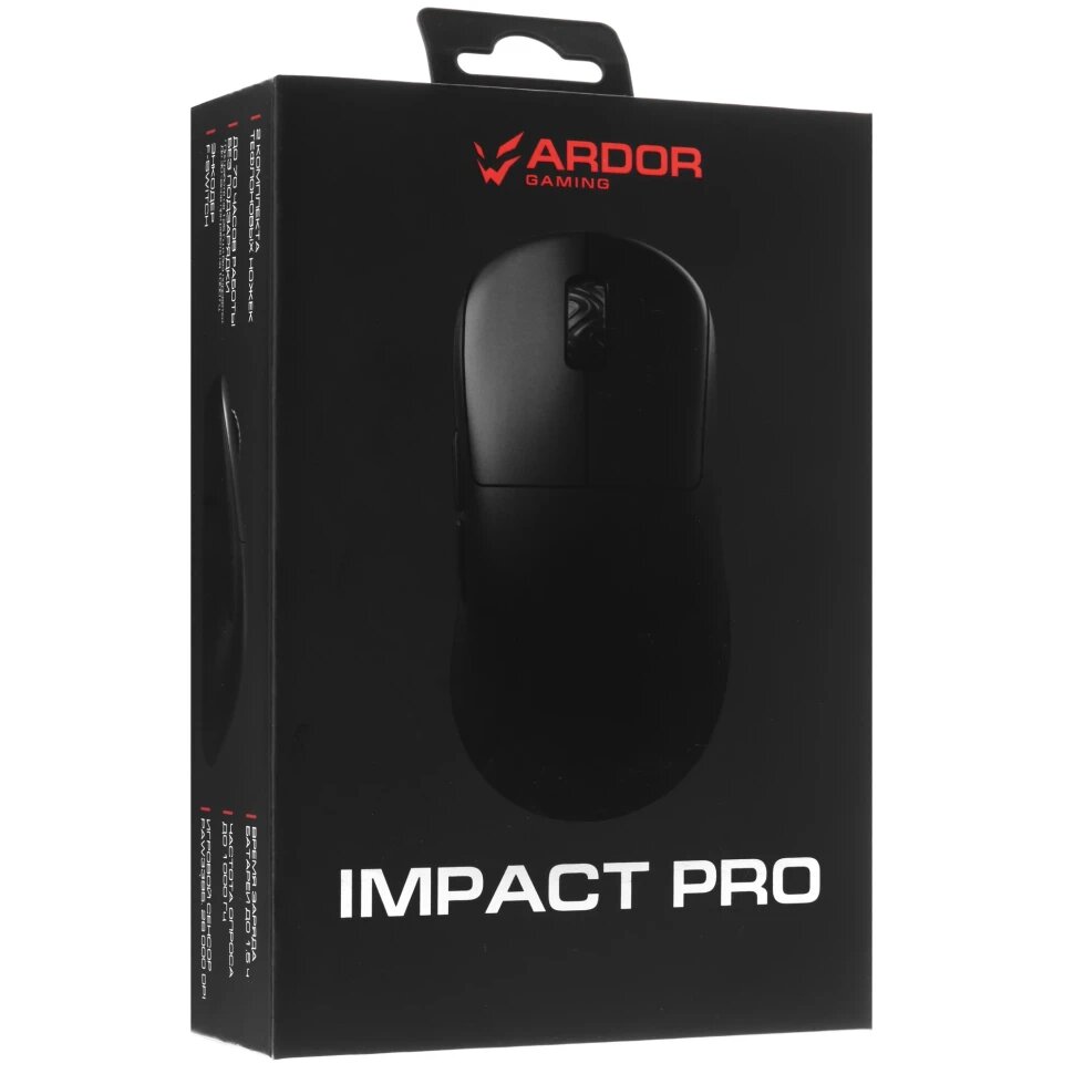 Мышь беспроводная/проводная ARDOR GAMING Impact PRO [ARDW-IMT3395-BK] черный