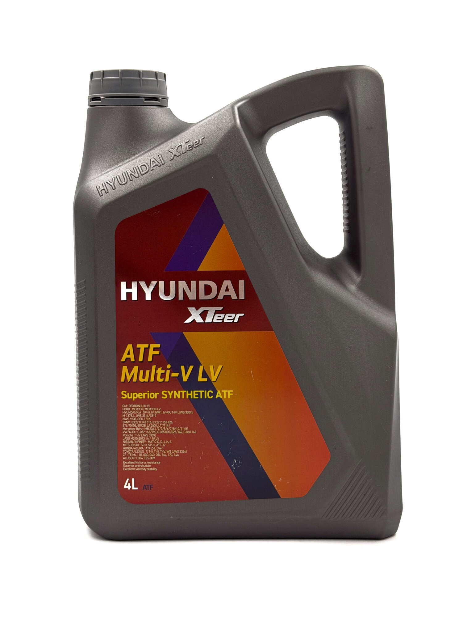 Масло трансмиссионное HYUNDAI XTeer ATF Multi-V LV, 4 литра ,