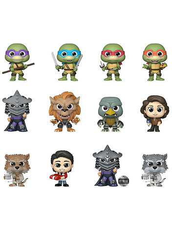 Фигурка Funko Mystery Minis: Teenage Mutant Ninja Turtles 2, 1 шт, слепой бокс (89634) (5,5 см)